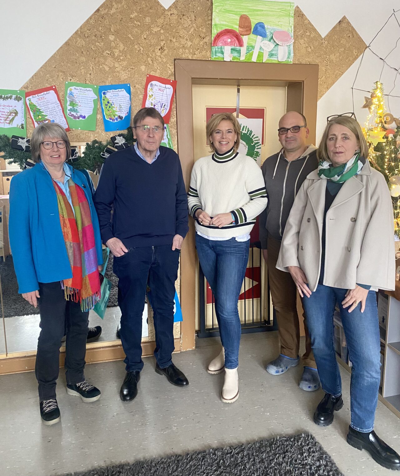 Zu Besuch in der Kita Funkelstein - Julia Klöckner